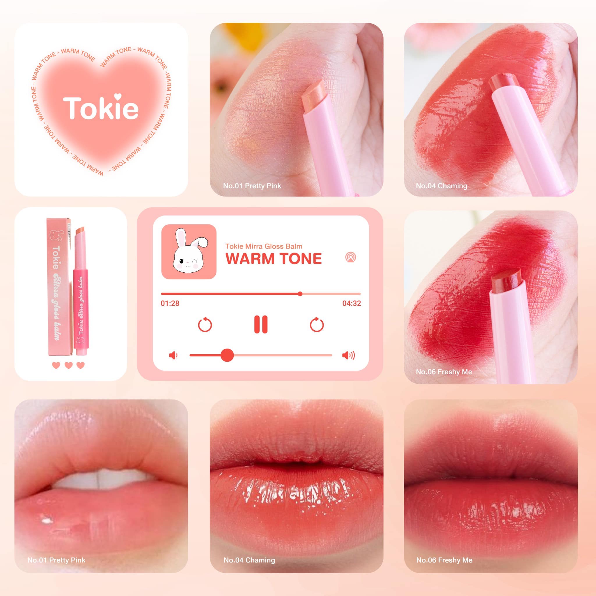 BEAUTRIUM x Tokie Mirra Gloss Balm