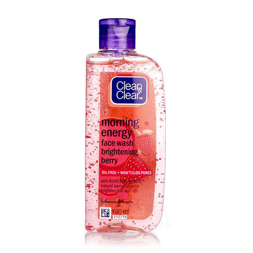 CLEAN & CLEAR Morning Energy Gel Cleanser Energizing Berry