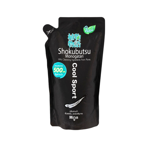 SHOKUBUTSU MONOGATARI Men Cool Sport Shower Cream Refill | ลด 40 %