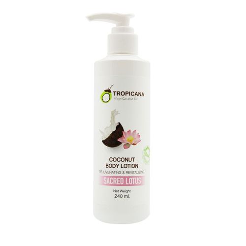 TROPICANA Coconut BodyA LotionA With SacredA Lotus (Non-Paraben) | ลด 0 %