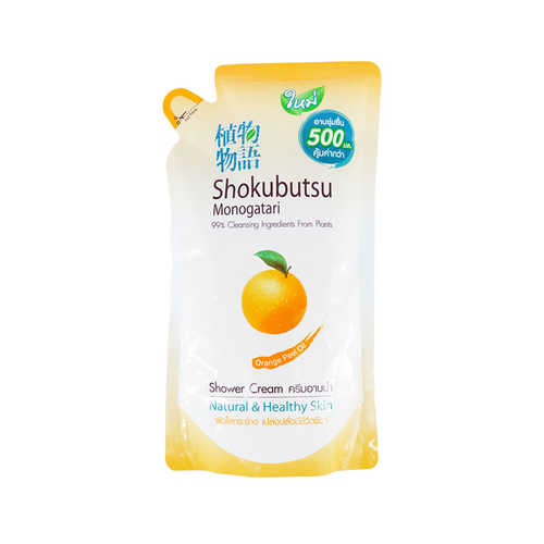 SHOKUBUTSU MONOGATARI Orange Peel Oil Shower Cream Refill | ลด 40 %
