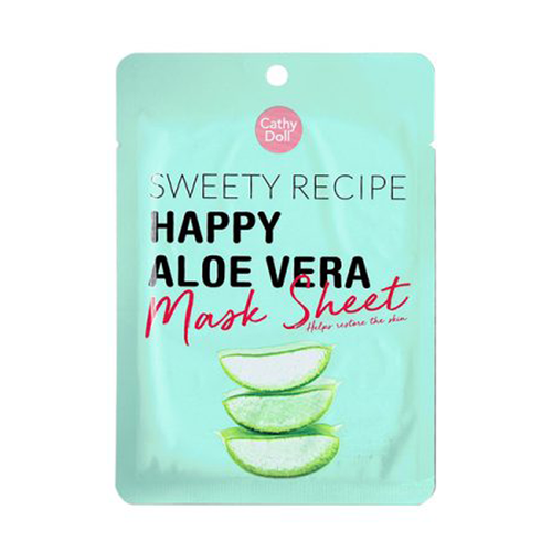 CATHY DOLL Sweety Recipe Mask Happy Aloevera | ลด 0 %