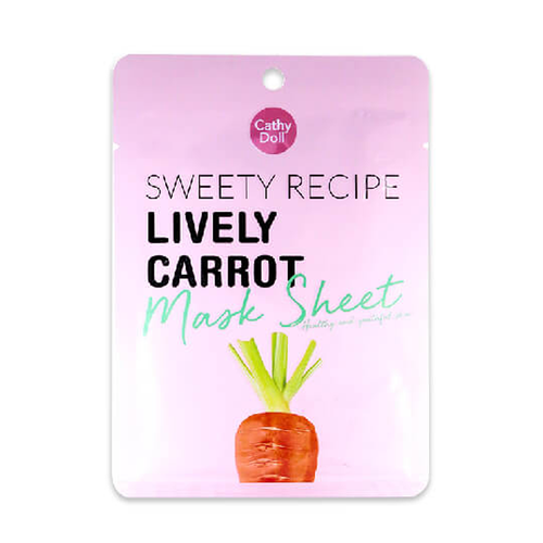 CATHY DOLL Sweety Recipe Mask Lively Carrot
