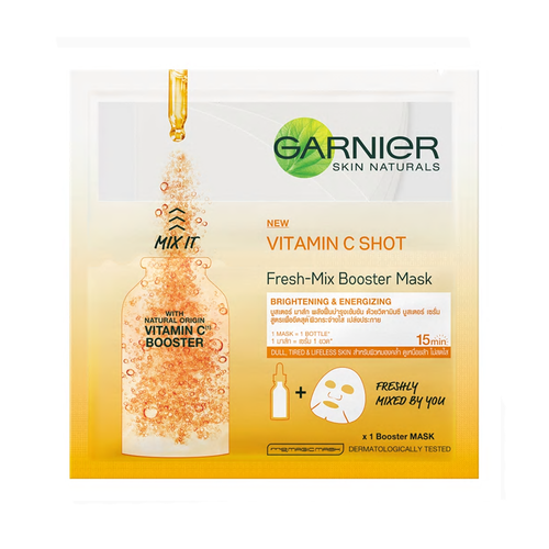 GARNIER Skin Naturals Vitamin C Shot Fresh-Mix Booster Mask | ลด 0 %