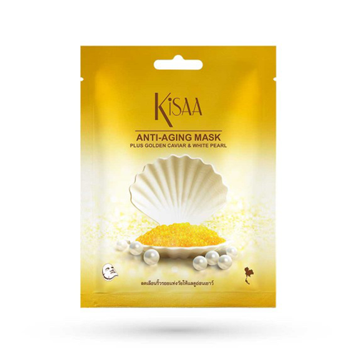 KISAA Anti-Aging Mask Plus Golden Caviar & White Pearl | ลด 63 %