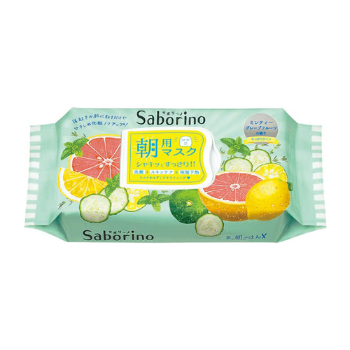 SABORINO Morning Facial Sheet Mask Minty Fresh