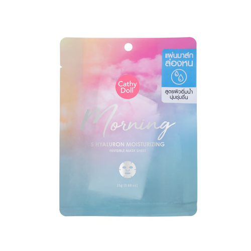 CATHY DOLL Morning 5 Hyaluron Moisturizing Invisible Mask Sheet