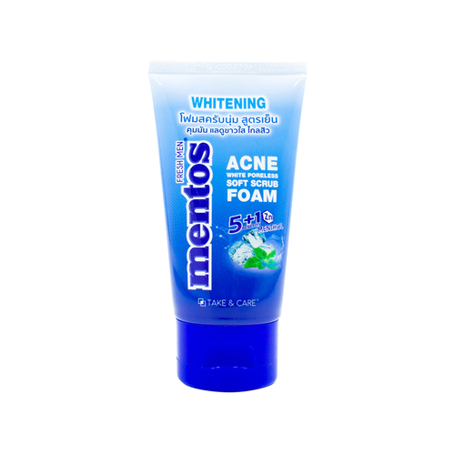 MENTOS Acne White Poreless Soft Scrub Foam