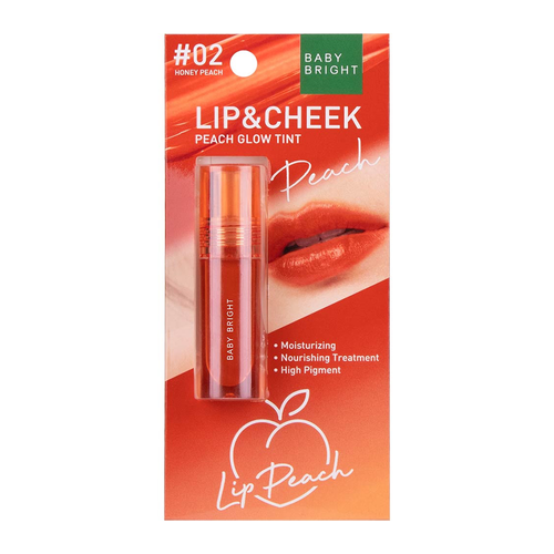 BABY BRIGHT Lip & Cheek Peach Glow Tint | ลด 20 %