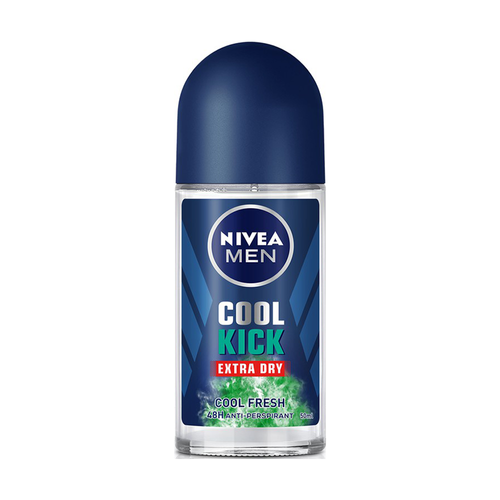 NIVEA Men Cool Kick Extra Day Cool Fresh Roll-On | ลด 18 %