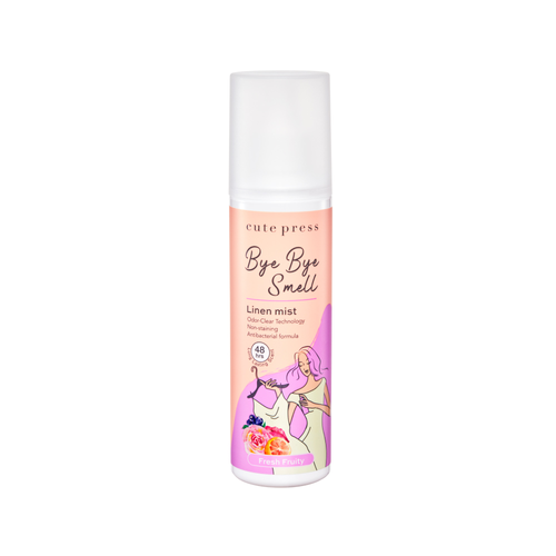 CUTE PRESS Bye Bye Smell Linen Mist Fresh Fruity | 3 ชิ้นถูกกว่า