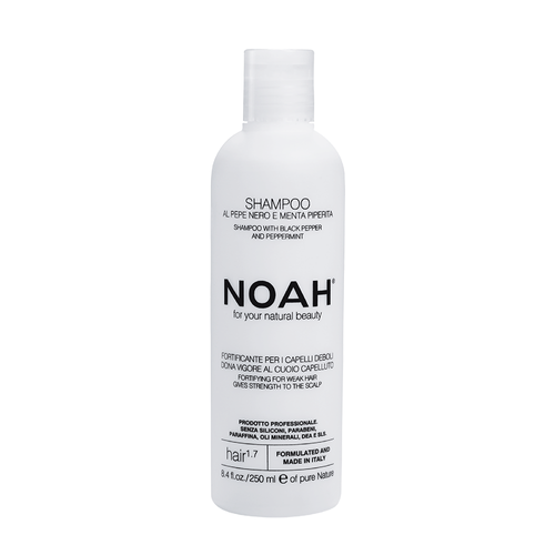 NOAH Shampoo with Black Pepper and Peppermint