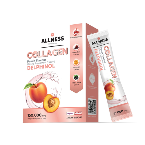ALLNESS Collagen Delphinol Peach Flavour