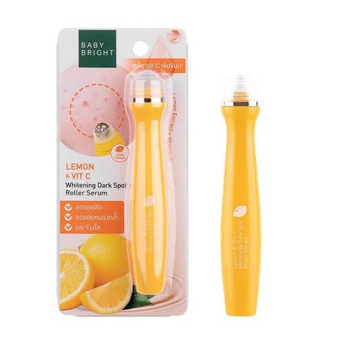 BABY BRIGHT Lemon & Vit C Whitening Dark Spot Roller Serum (Y2022) | ลด ...