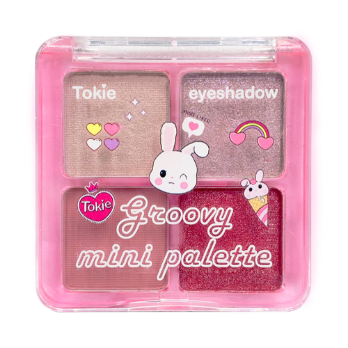 TOKIE Eyeshadow Groovy Mini Palette | ลด 63 %