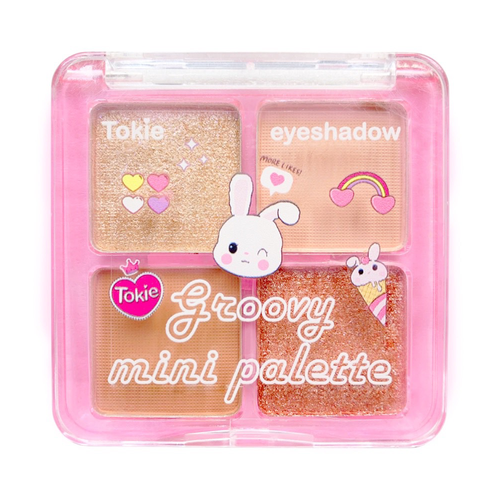 TOKIE Eyeshadow Groovy Mini Palette | ลด 57 %