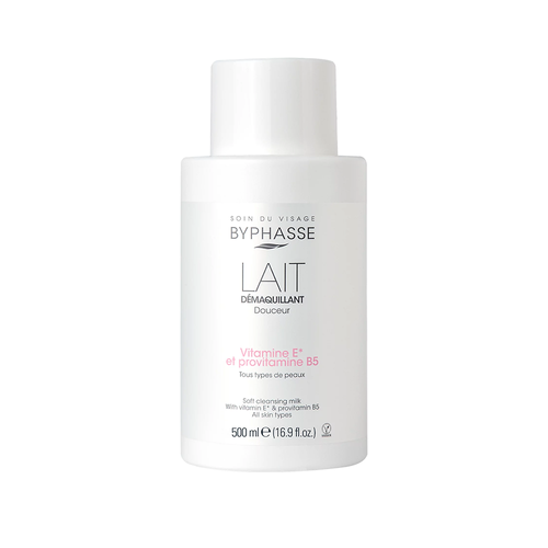 BYPHASSE Soft Cleansing Milk Face & Eyes All Skin Types (Bottle) | ลด 25 %
