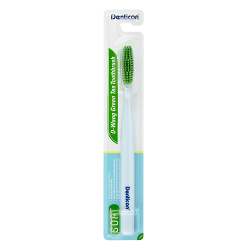 DENTICON O-Wang Green Tea Toothbrush | 1 + 1