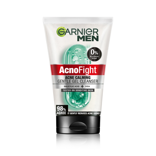 GARNIER Men Acnofight Acne Calming Gentle Gel Cleanser